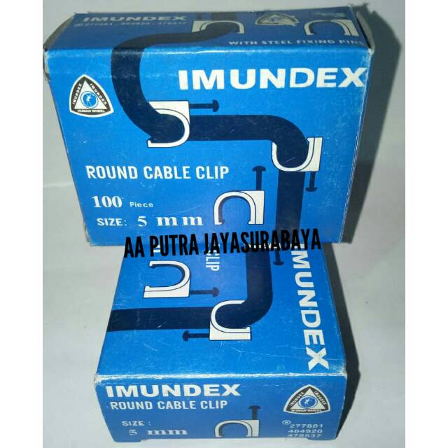Jual Klem kabel IMUNDEX 5 mm | Shopee Indonesia