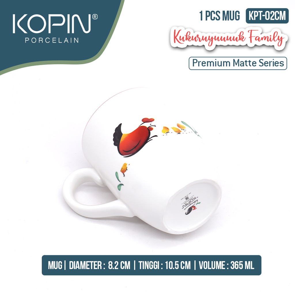 Jual MUG Kukuruyuuuuk Premium Matte 365 ML Porcelain I KOPIN | Shopee ...