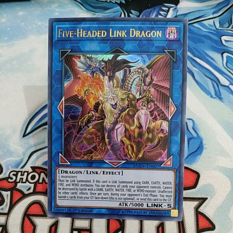 Jual yugioh five headed link dragon DUOV ultra rare. original | Shopee ...