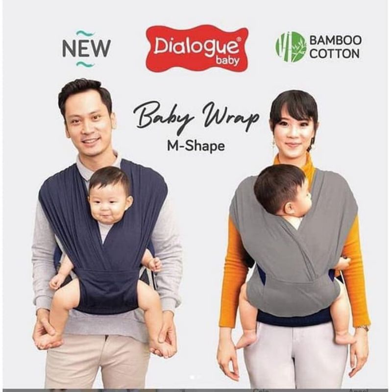 Jual Gendongan Depan Bayi Wrap M Shape Dialogue/ Gendongan Nagita kaos ...