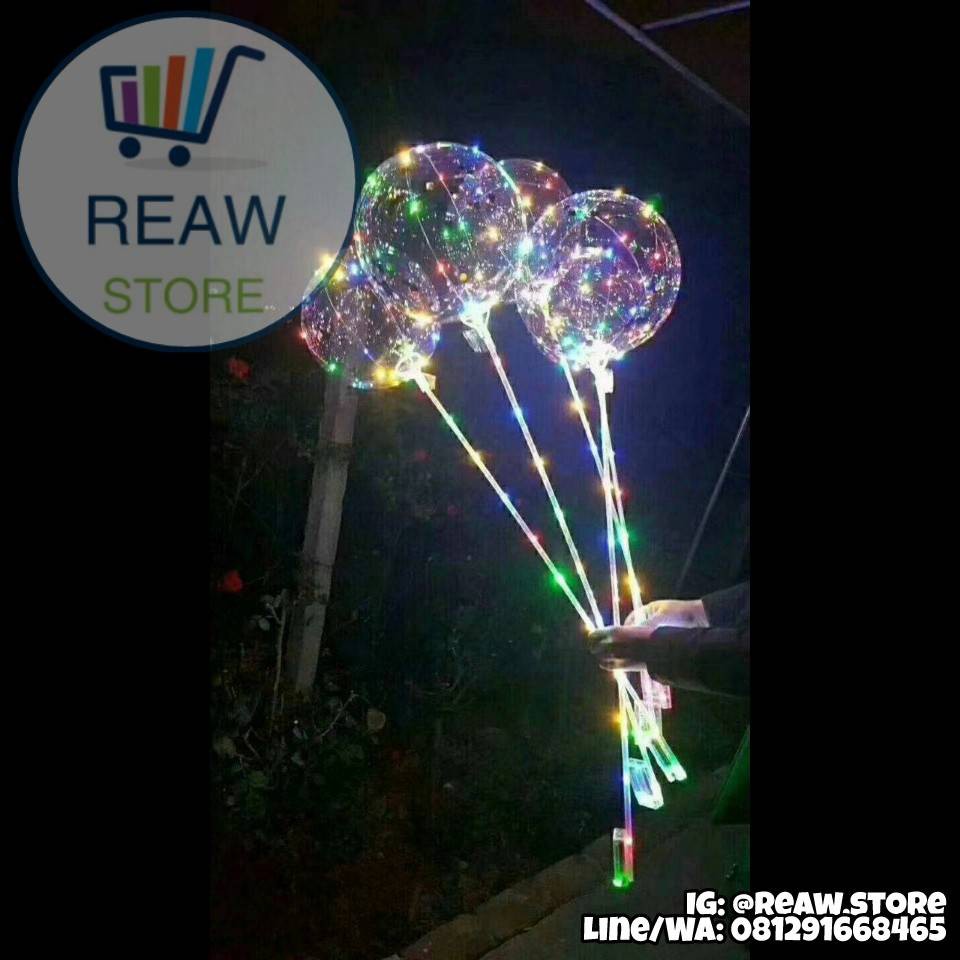 Jual Stick Balon / Stik Balon / Pegangan Balon / Gagang Balon Bening ...