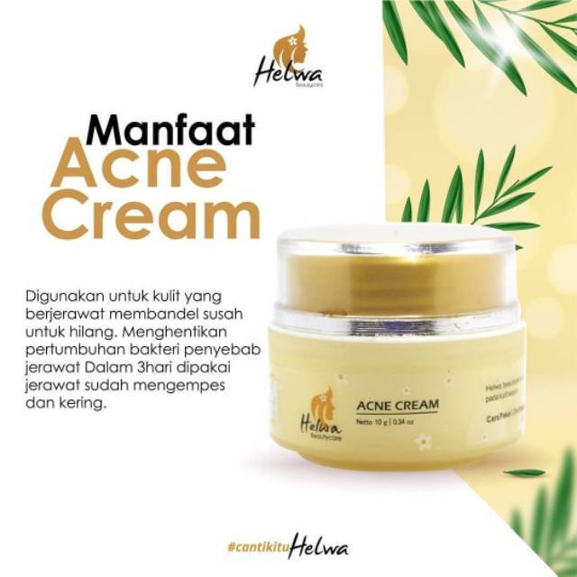 Jual Acne Cream Helwaveautycare / Salep Acne Helwa BeautyCare | Shopee ...