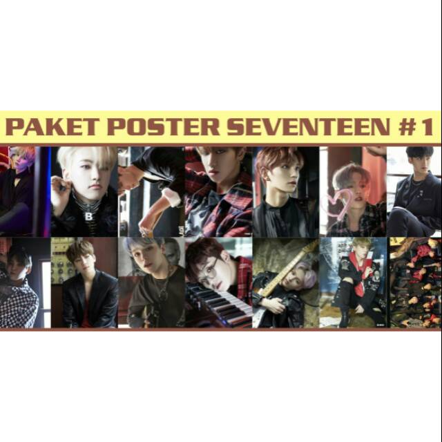 Jual SEVENTEEN POSTER SET (TEEN AGE) | Shopee Indonesia