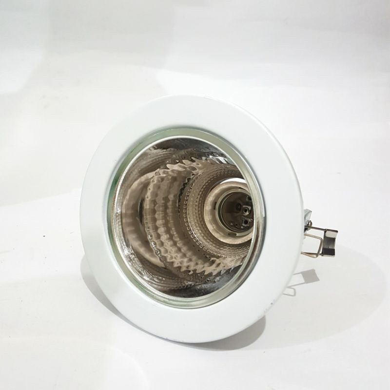 Jual Downlight 3.5 inchi Putih Silver / Tempat Lampu Tanam 3.5" inchi ...