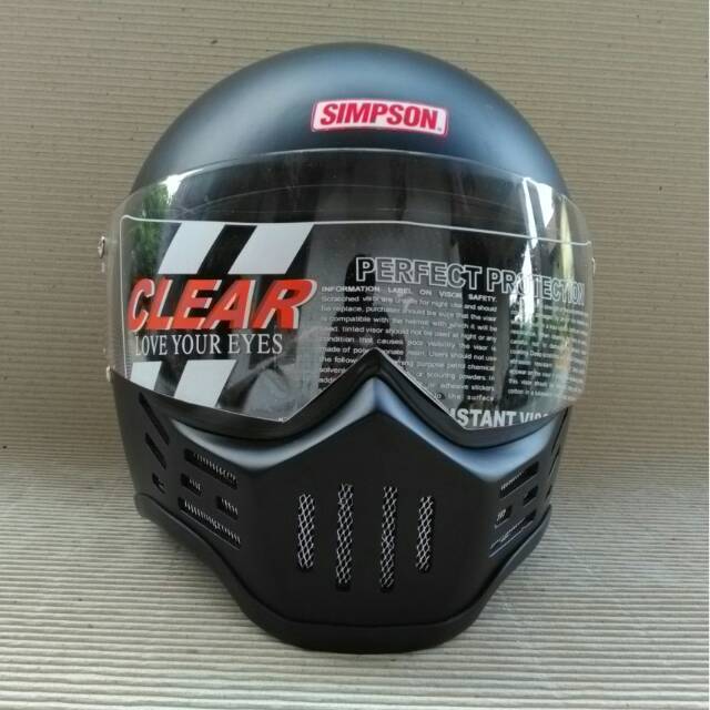 Jual Helm custom classic simpson m30 | Shopee Indonesia