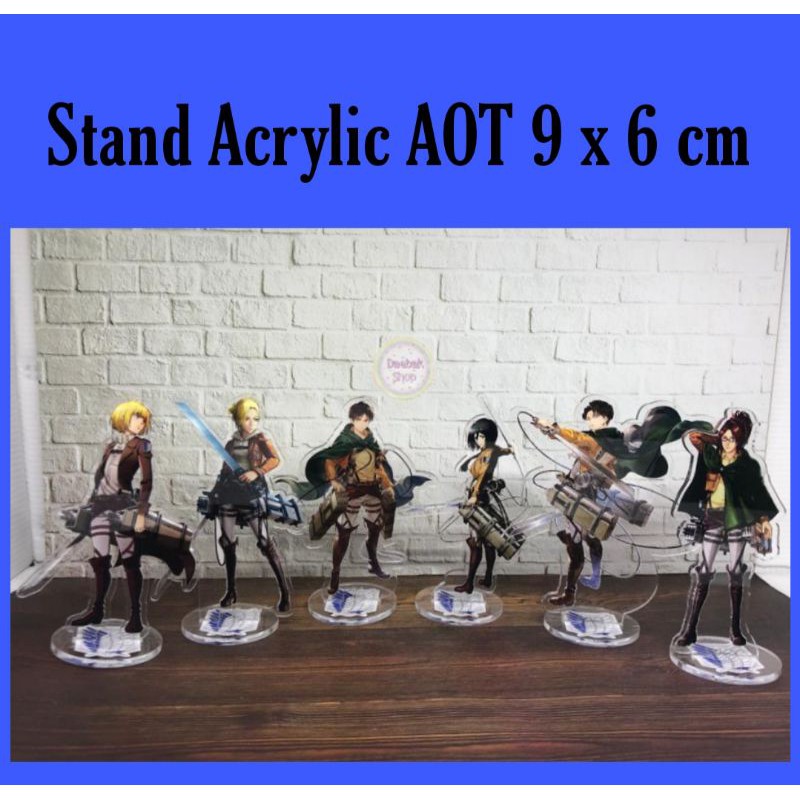 Jual Standee / Stand Acrylic Attack on Titan (AOT) Levi Misaka Annie ...