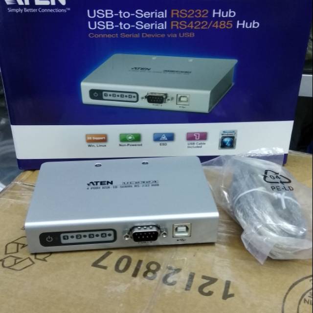 Jual Aten USB to serial Rs232 Hub 4 port UC2324 Original | Shopee Indonesia