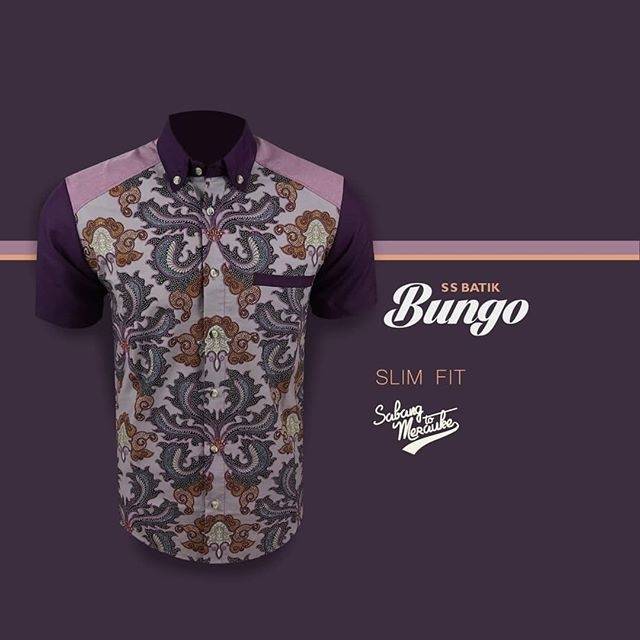 Jual KEMEJA BATIK BUNGO - SABANG TO MERAUKE | Shopee Indonesia