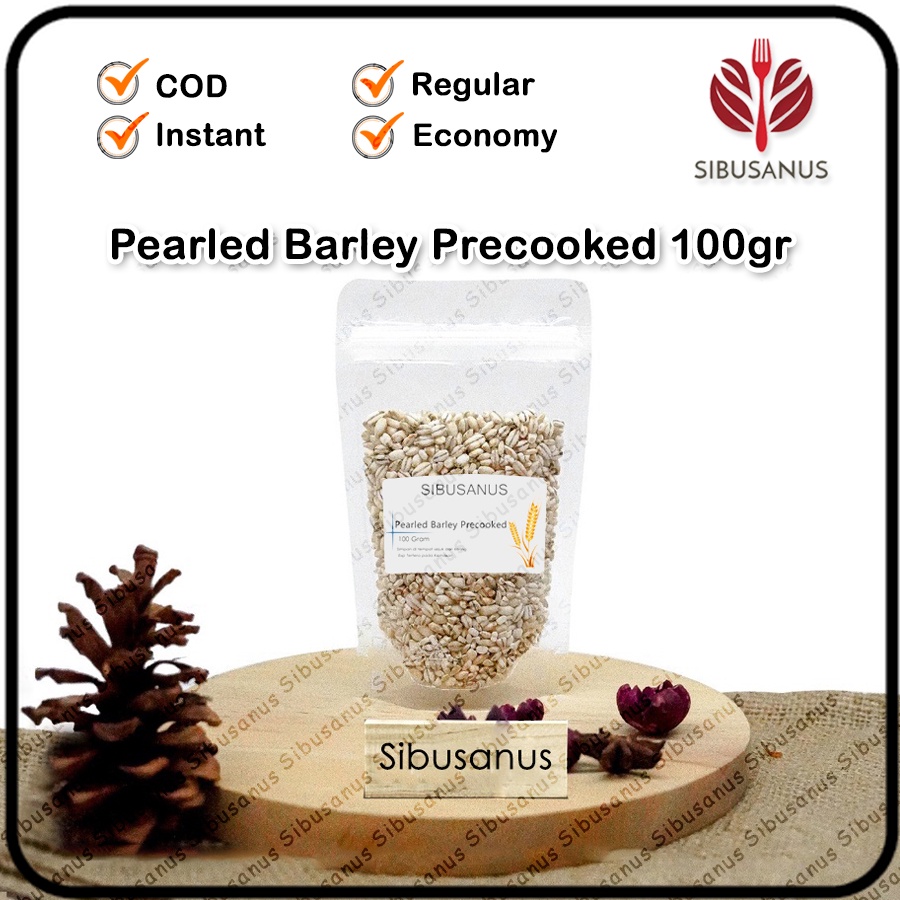 Jual Pearl Barley Preecoked Jali Jali Hanjeli Biji Barley 100gr ...