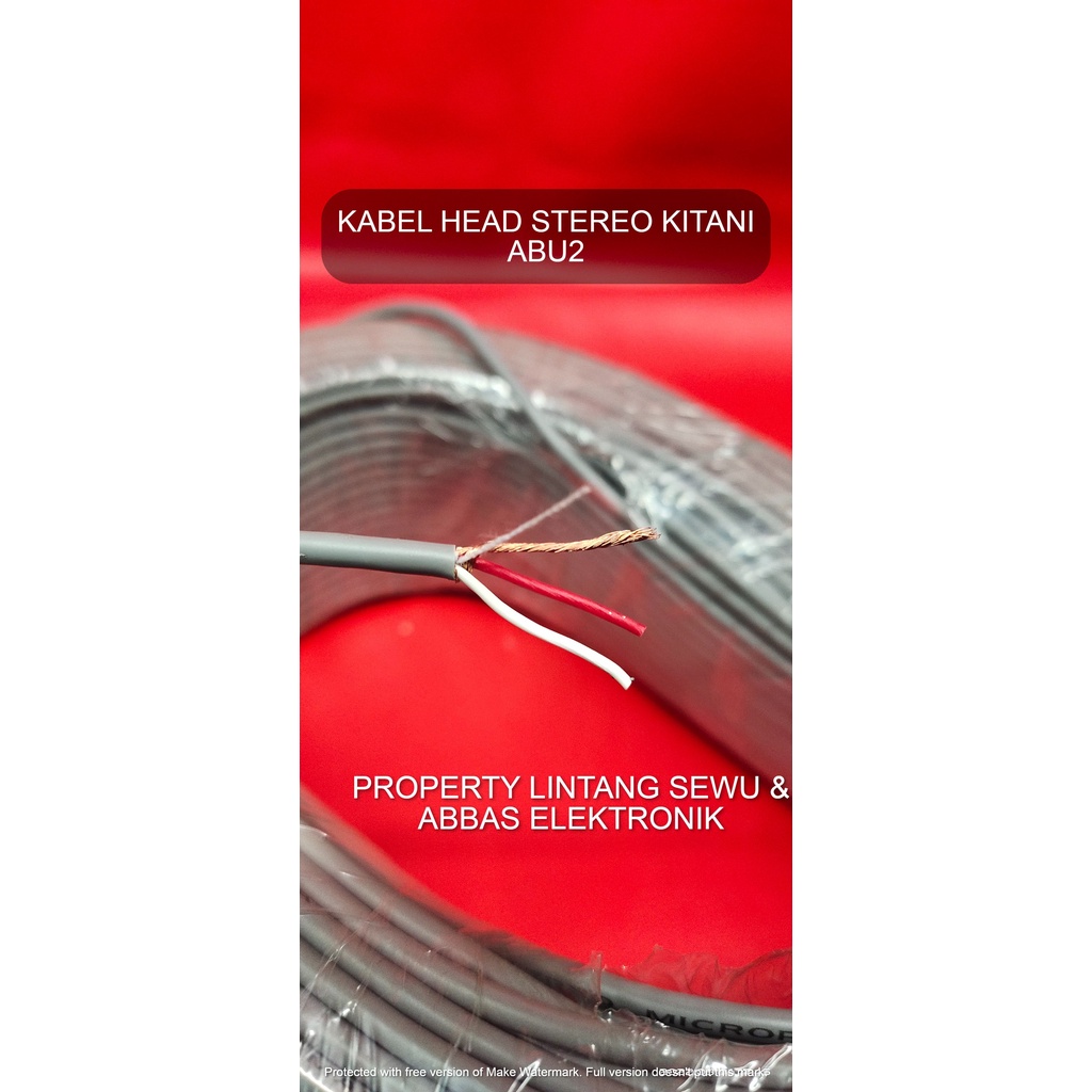 Jual KABEL HEAD STEREO ABU2 ABU ABU KITANI KABEL AUDIO STEREO KITANI ...