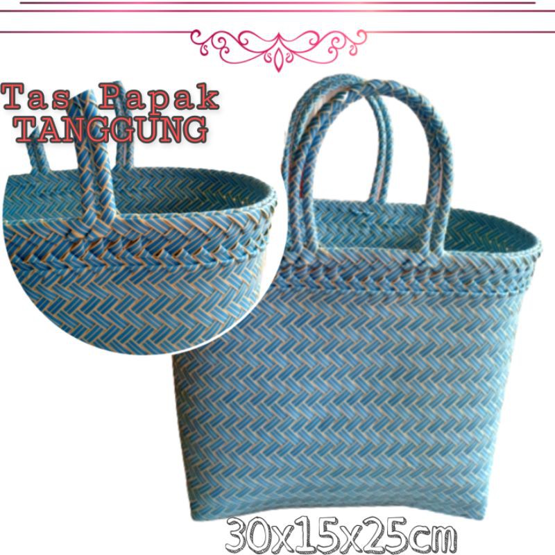 Jual Tas anyaman seri Papak TANGGUNG / Tas belanja / tas pasar / parsel ...