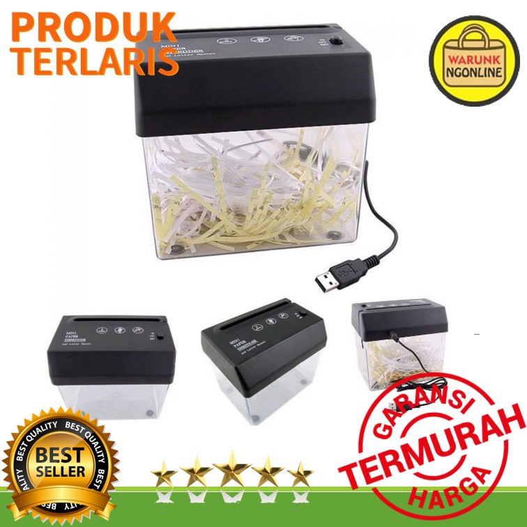 Jual Alat penghancur kertas - Mini USB Paper Shredder with Letter ...