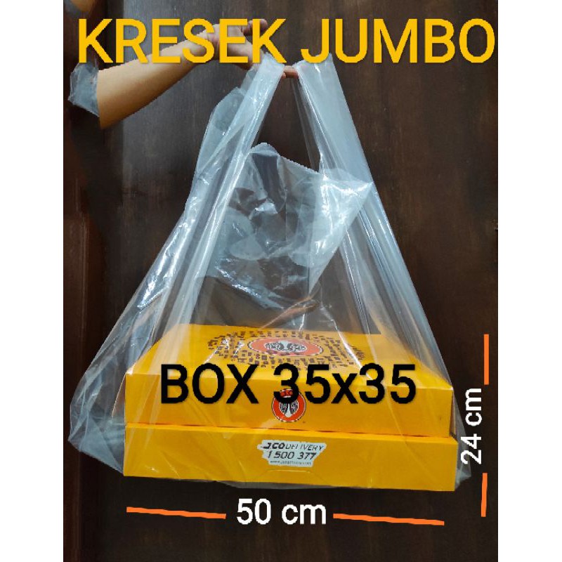 Jual PLASTIK JUMBO PLASTIK DONUT ISI ±25 pcs BENING TEBAL | Shopee ...