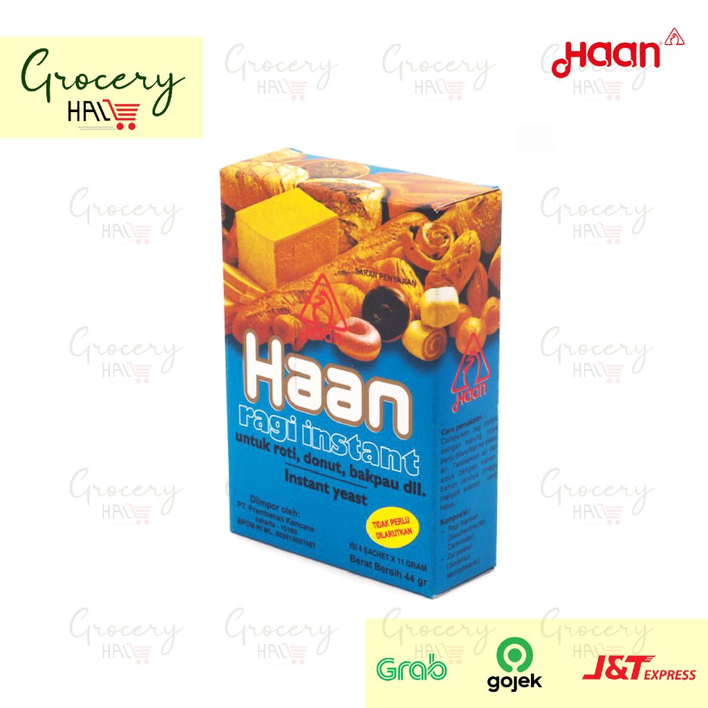 Jual HAAN RAGI INSTANT / INSTANT YEAST KERING ( 4X11 GR HARGA PER BOX ...