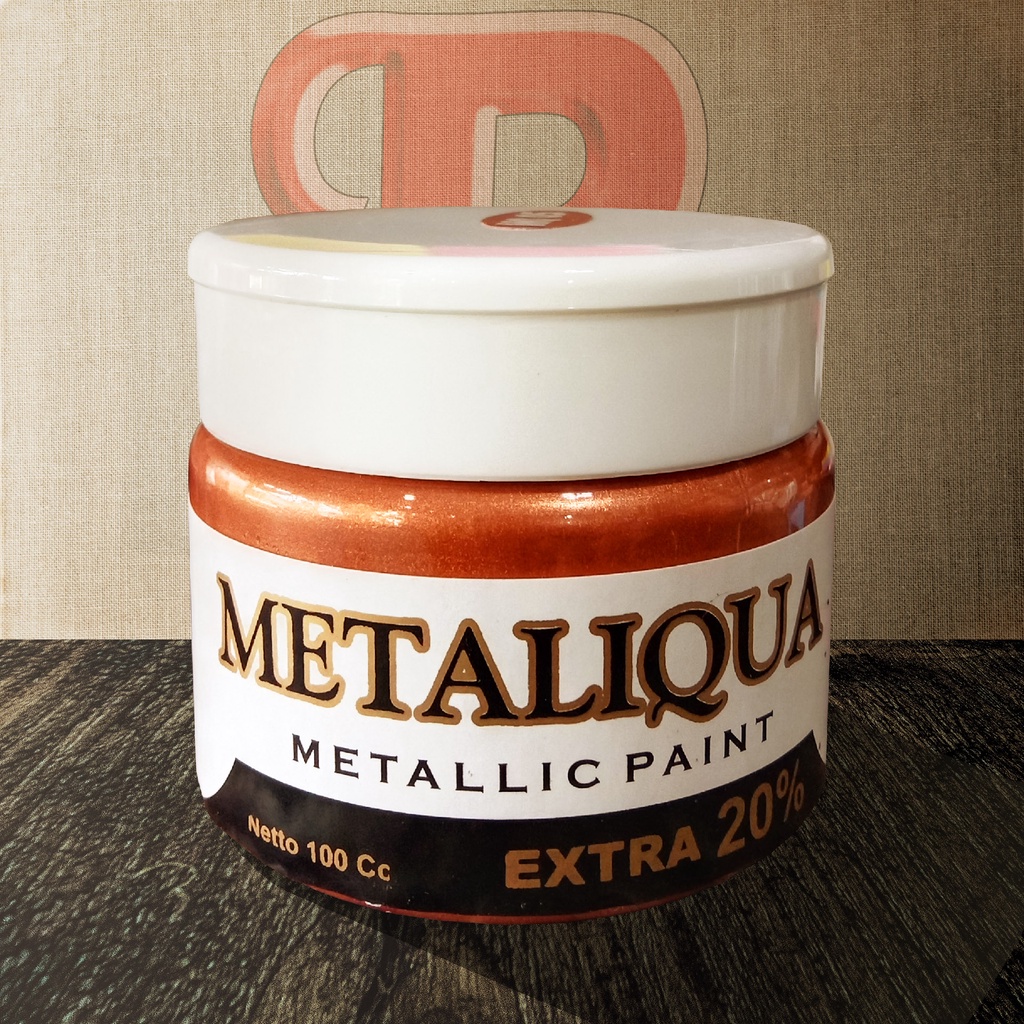 Jual Cat Metalik Metaliqua 100cc/Cat Dekorasi | Shopee Indonesia