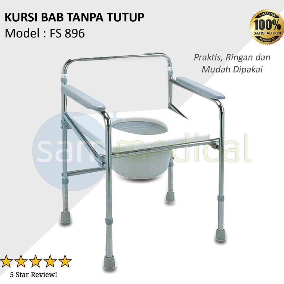 Jual Commode Chair / Kursi BAB Pispot Kotak Tanpa Tutup - GEA FS 896 ...
