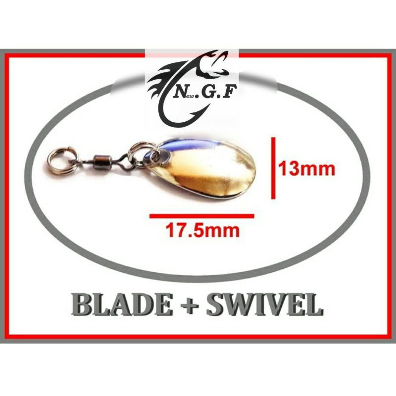 Jual BLADE PLUS ROLLING + SWIVEL | Shopee Indonesia