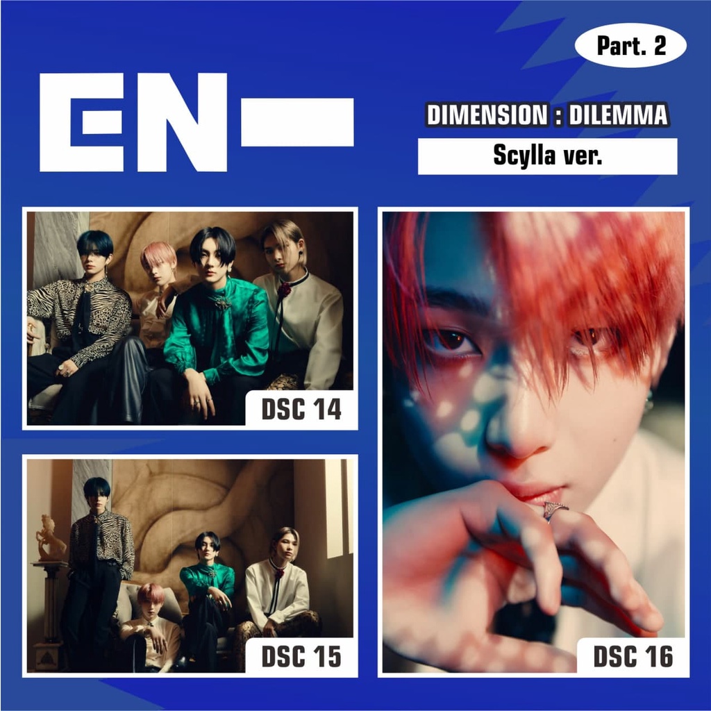 Jual POSTER KPOP ENHYPEN DIMENSION DILEMMA SCYLLA VER PART 2 | Shopee Indonesia