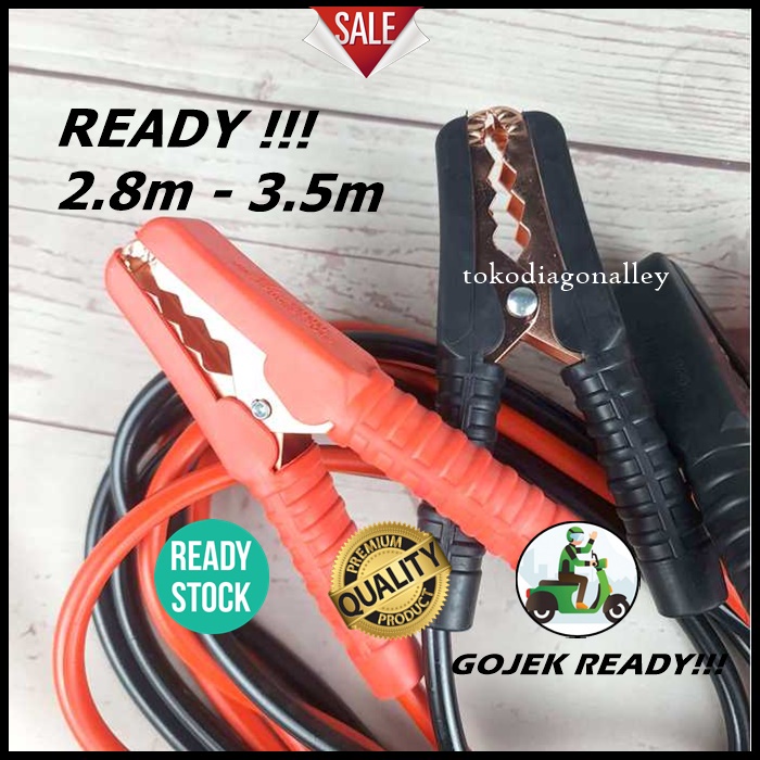 Jual Kabel Jumper Aki Starter Mobil Kabel Booster Aki Kabel Jamper Accu Capit Tembaga Panjang 3 ...