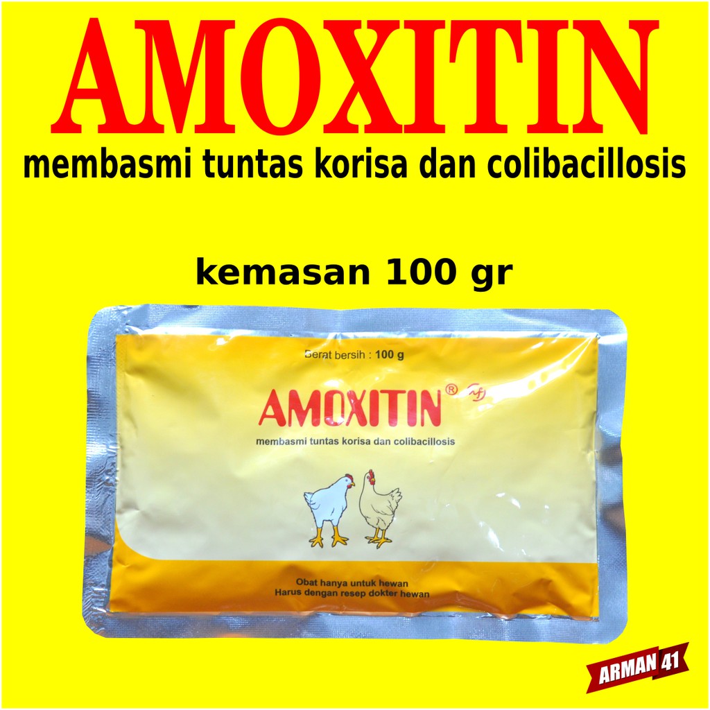 Jual Obat Ayam Colibacillosis AMOXITIN 100 gr MEDION | Shopee Indonesia