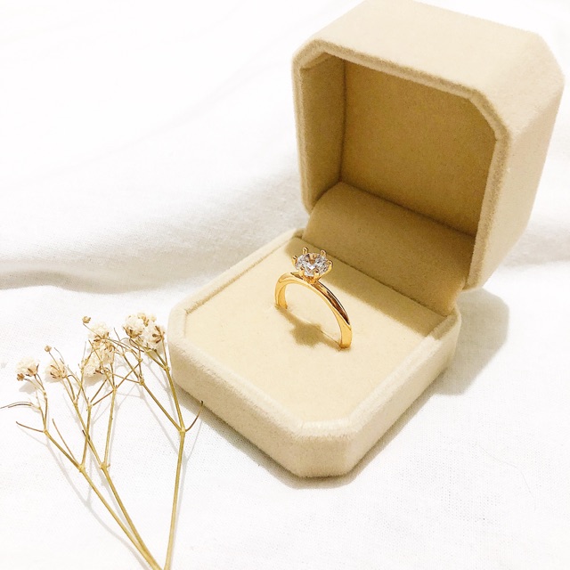 Jual Box CINCIN bludru velvet kotak cincin | Shopee Indonesia