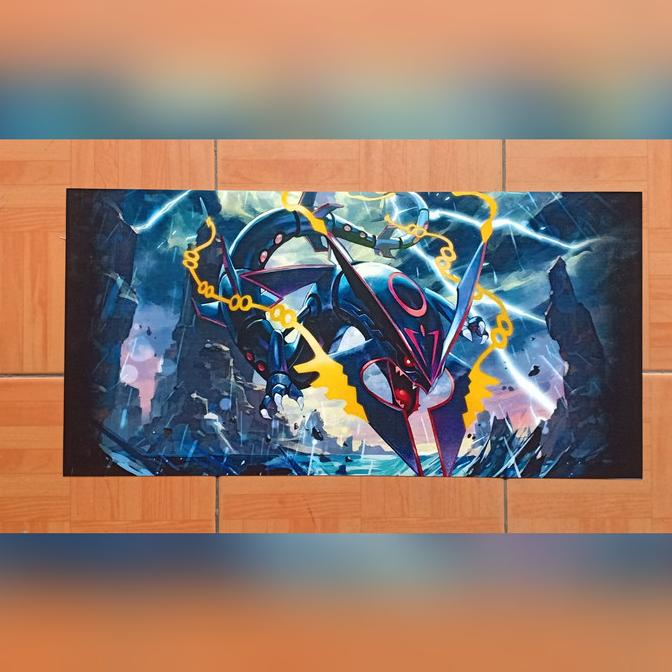 Jual PLAYMAT POKEMON TCG MEGA SHINY RAYQUAZA | Shopee Indonesia