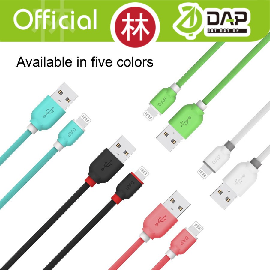 Jual DAP DYL100 Data Cable Lightning Fast Charge 2.4A | Shopee Indonesia