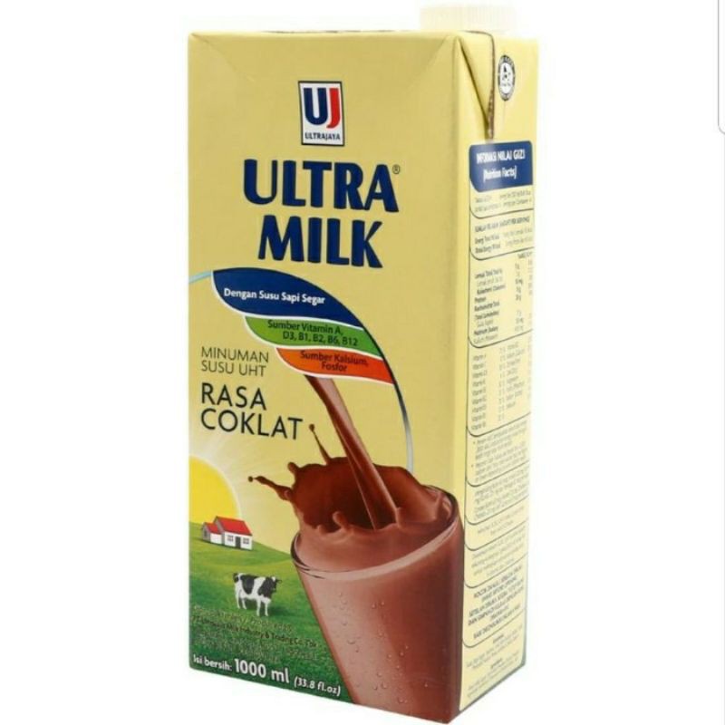 Jual Susu ultra 1000ml (1liter)/ susu kotak 1 liter / susu ultra 1 liter | Shopee Indonesia