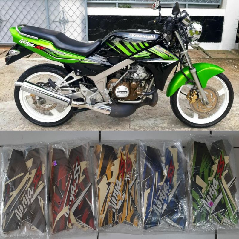 Jual Striping ninja ss ori 150 super kip stiker ninja ss 2014-2015 full ...
