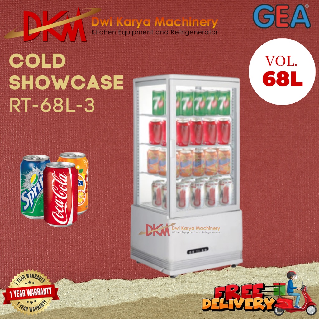 Jual COLD SHOWCASE LEMARI PENDINGIN MINUMAN GEA RT-68L-3 | Shopee Indonesia