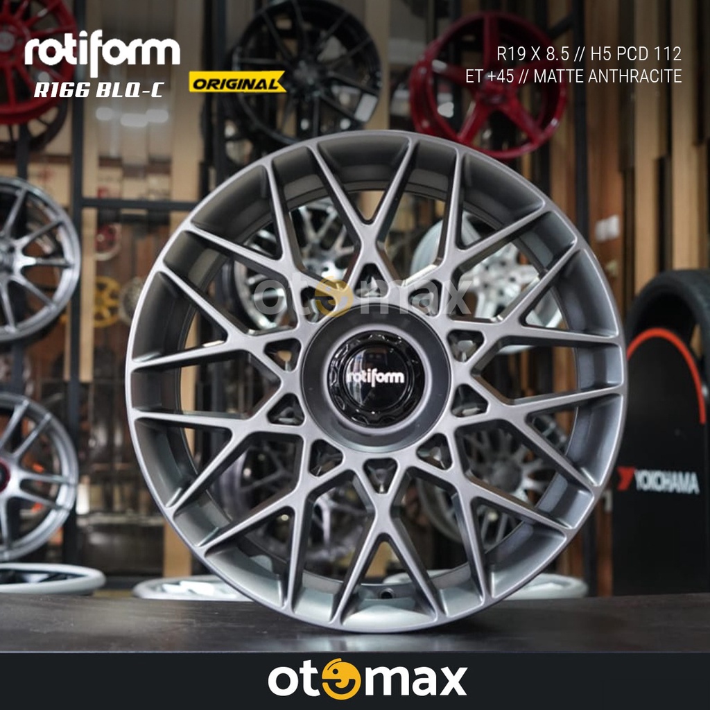 Jual Velg Mobil Rotiform BLQ-C Original Ring 19 Anthracite | Shopee ...