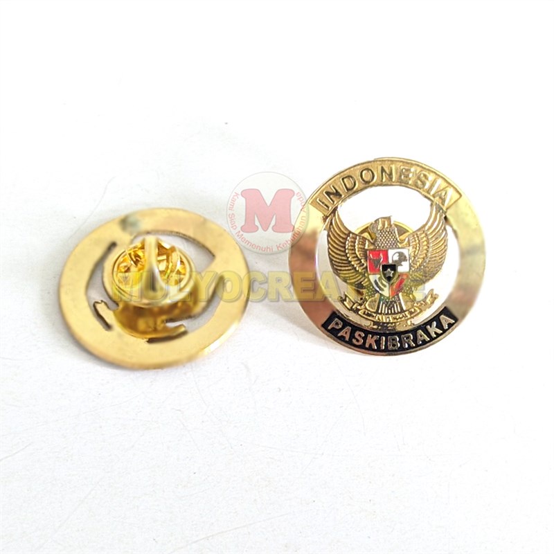 Jual Pin Paskibraka - Pin Paskibra Indonesia Model Bulat Rantai ...