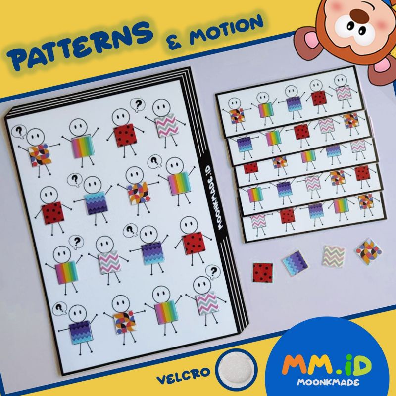 Jual Moonkmade - Mainan Edukasi Mencocokan Gerak dengan Warna, Angka ...