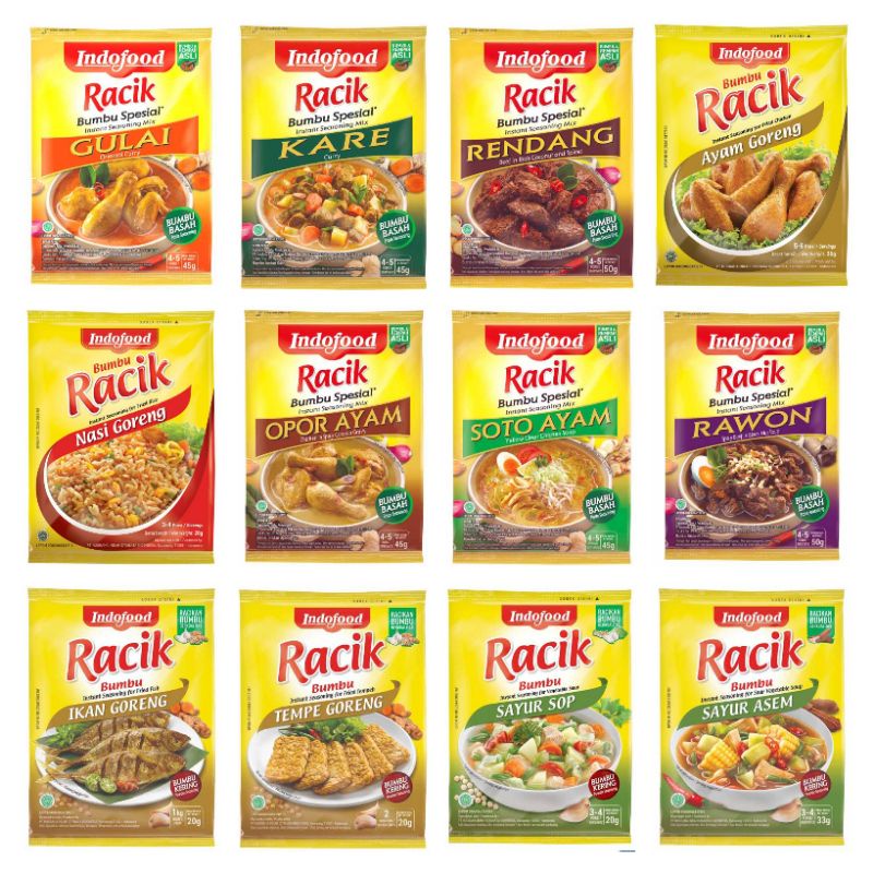 Jual Bumbu Racik Indofood Sayur Sop Asem Tempe Ikan Ayam Nasi Goreng ...