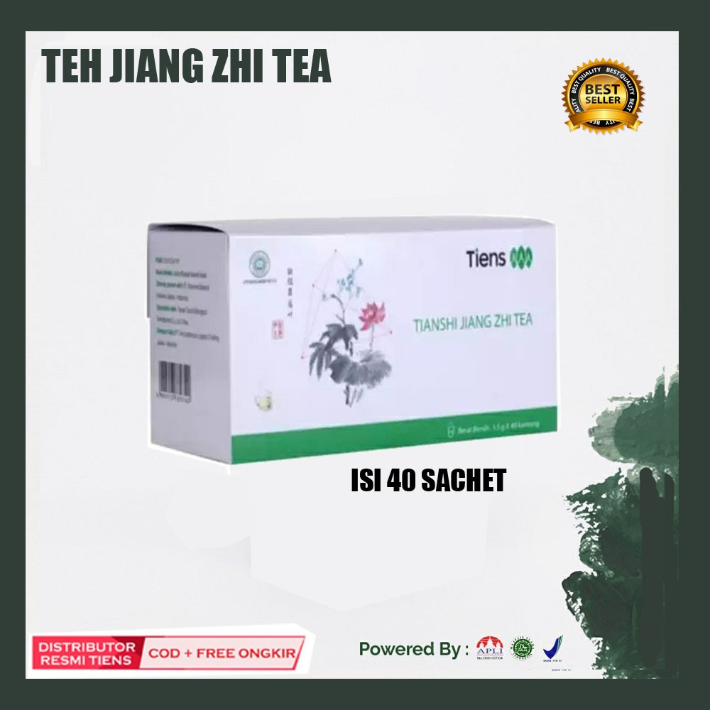Jual TEH JIANG ZHI TEA TIENS/TIANSHI Isi 40 sachet/1 box SEGEL ...