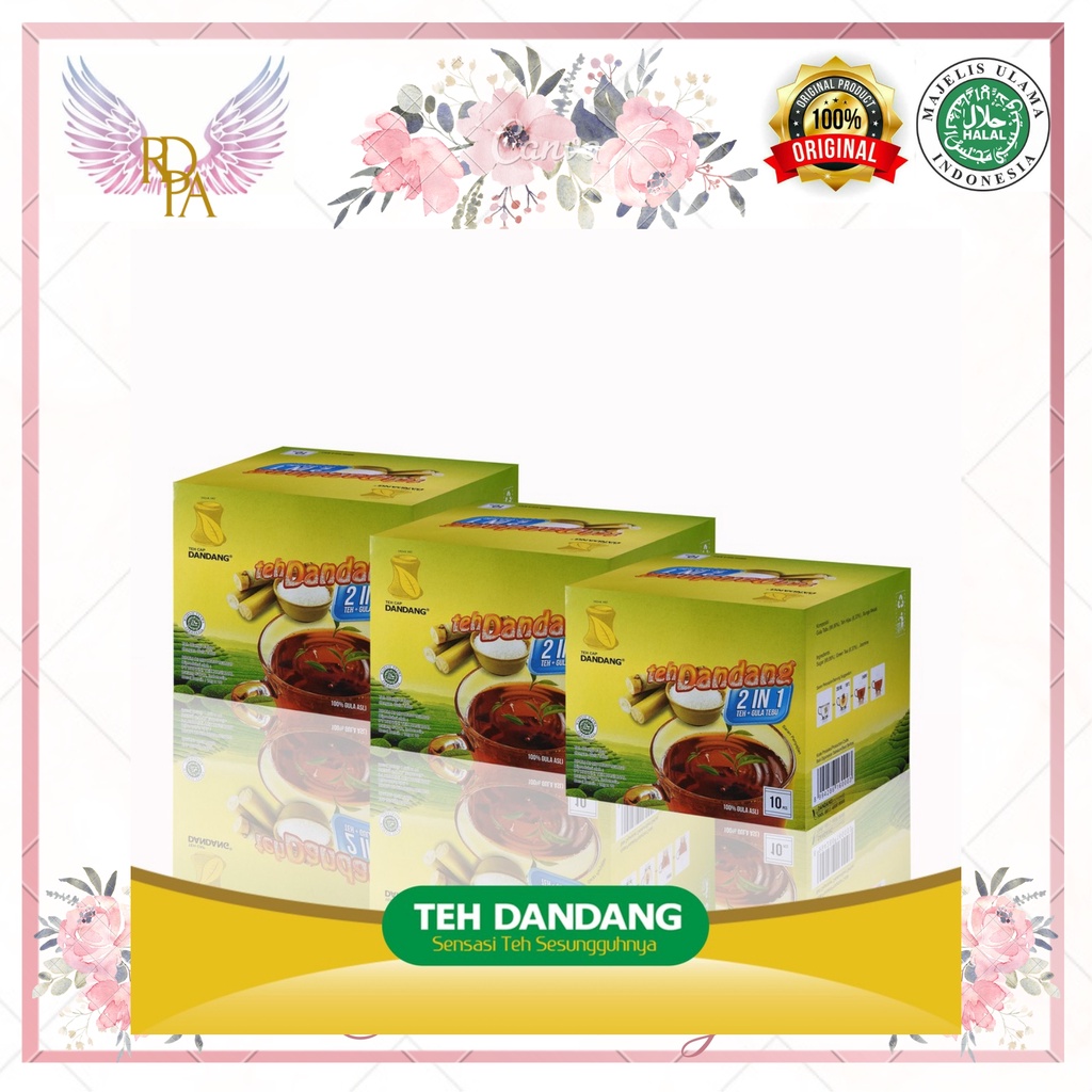 Jual Teh Dandang 2 in 1. teh Dandang Gula dan Teh. isi 10 pcs. Teh dan ...