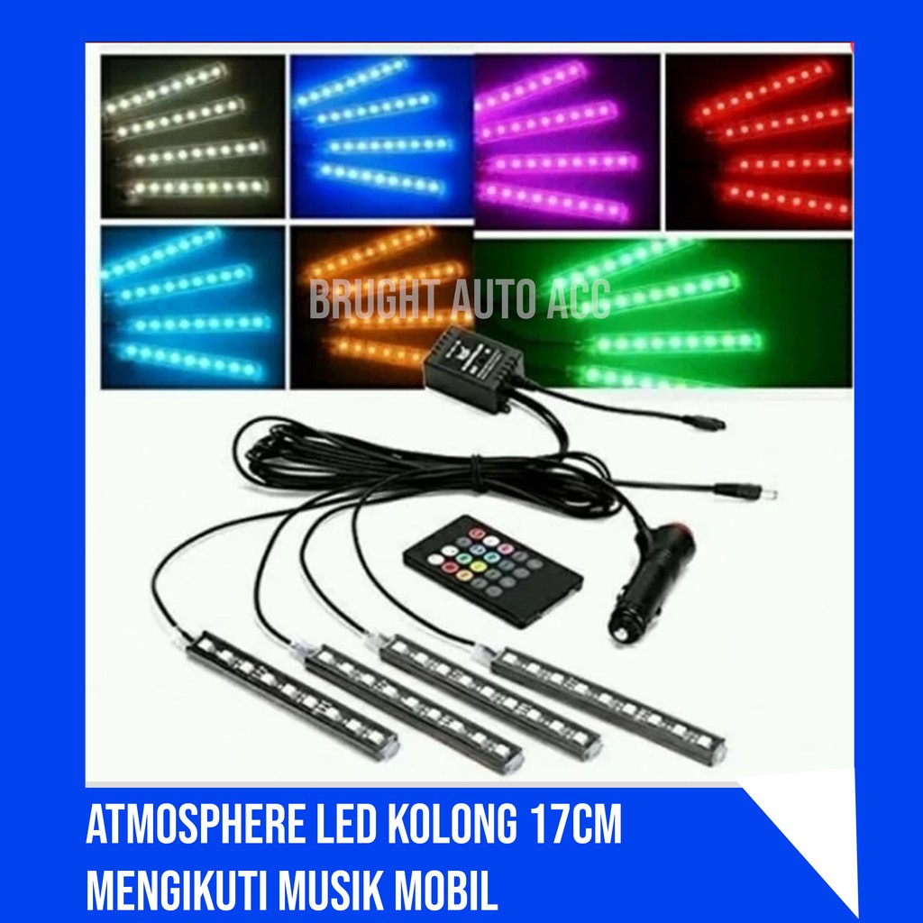 Jual Led kolong dashboard kabin mobil RGB | Shopee Indonesia