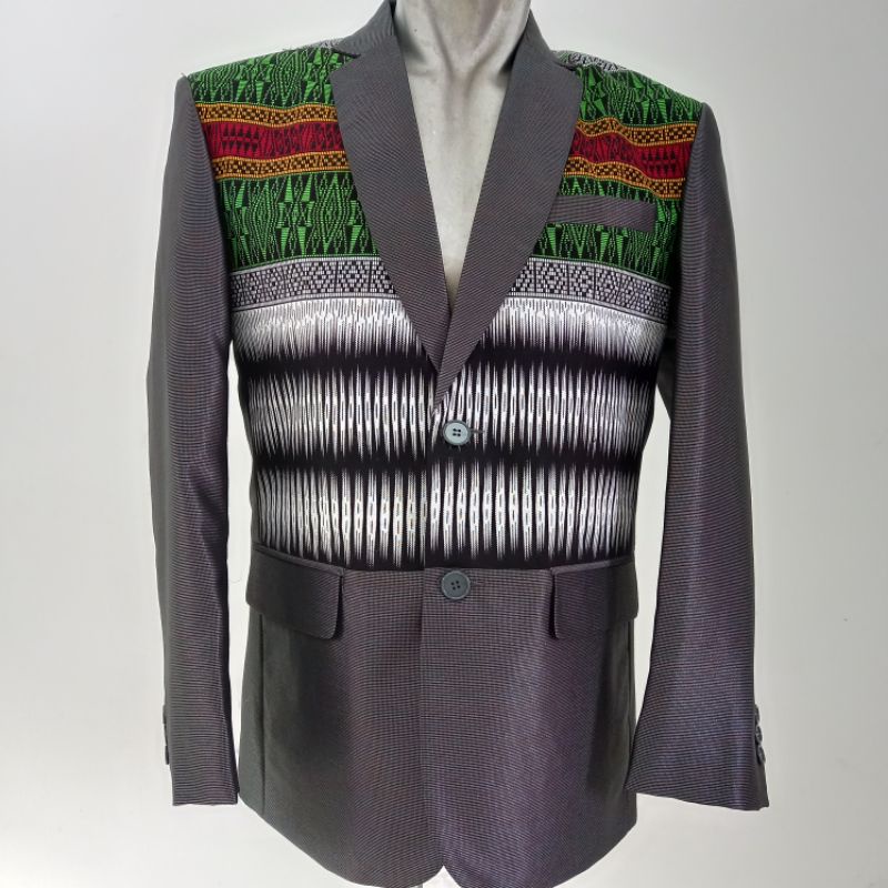 Jual Jas ulos motif Tobasa / Jas ulos Sumatera / Jas formal ulos ...
