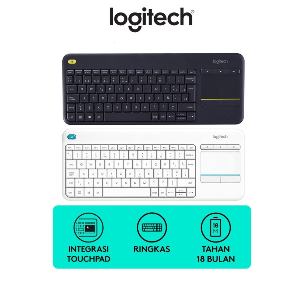 Jual LOGITECH KEYBOARD WIRELESS K400 PLUS [ORIGINAL] | Shopee Indonesia