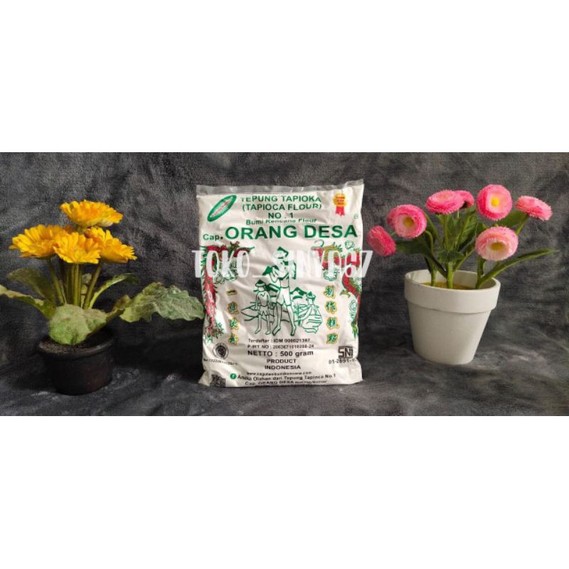 Jual TEPUNG TAPIOKA CAP ORANG DESA 500g | Shopee Indonesia