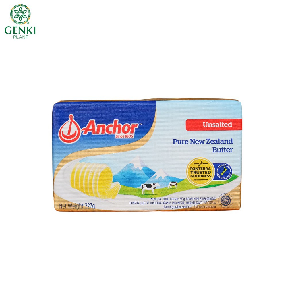 Jual Anchor Unsalted Butter Pats / Mentega Tawar - 200 gr | Shopee ...