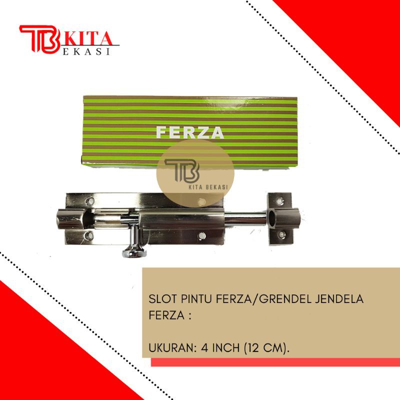 Jual SLOT FERZA / GRENDEL FERZA / GRENDEL FERZA 4 INCH/ SELOT PINTU ...