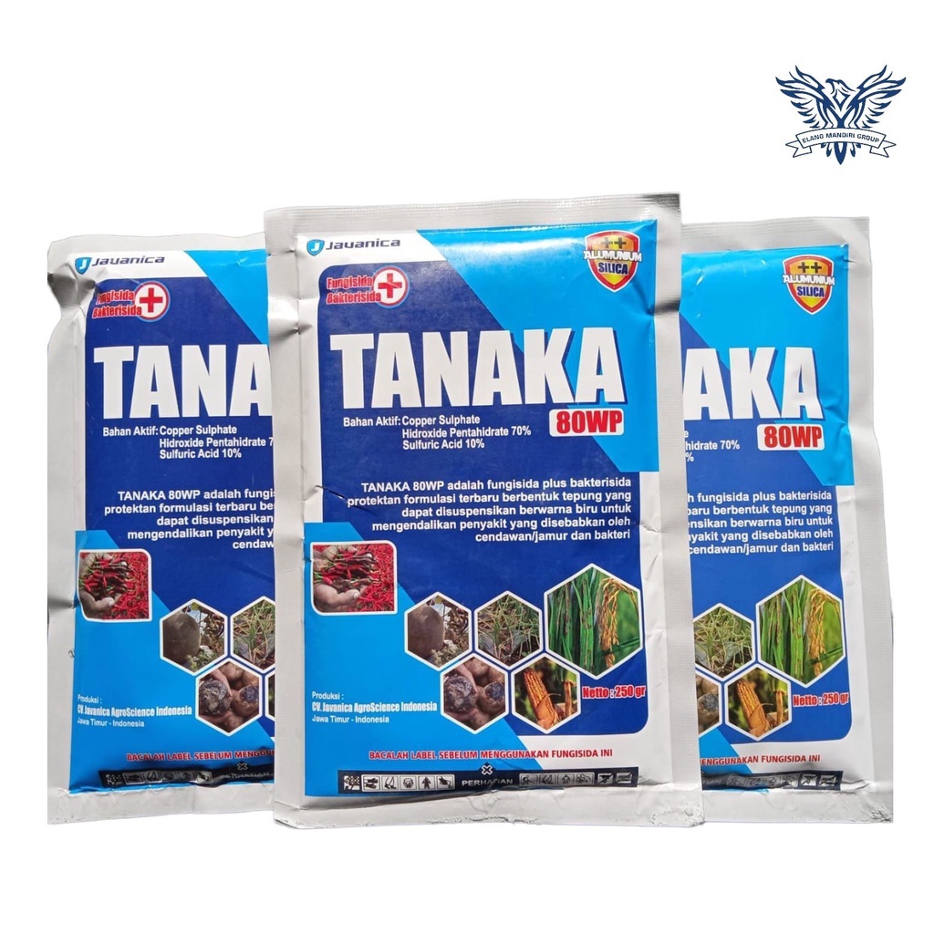 Jual Tanaka 80WP 250 Gram Fungisida Copper sulphate Hidroxide ...