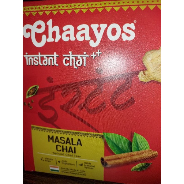 Jual Chaayos Masala Tea Instant Loose | 14 gram/sachet | minimal ...