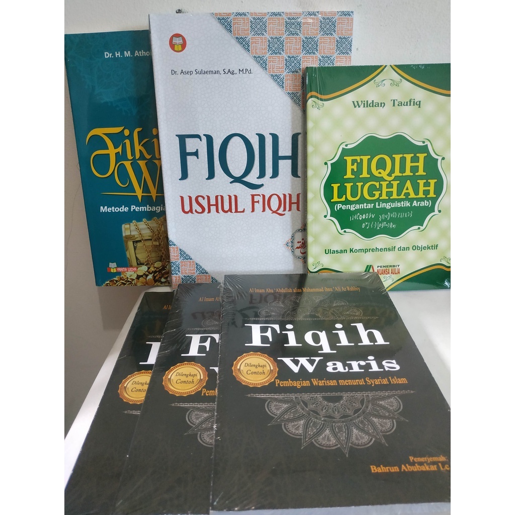 Jual Paket 4 Buku Ilmu Fiqih (Ushul Fiqih, Fiqih Waris dan Fiqih Lughah ... Jual Paket 4 Buku Ilmu Fiqih (Ushul Fiqih, Fiqih Waris dan Fiqih Lughah ...