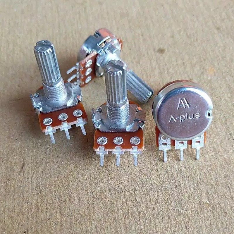 Jual Potensio Mono 50K 3 Pin Merk Alfaplus Aplus | Shopee Indonesia