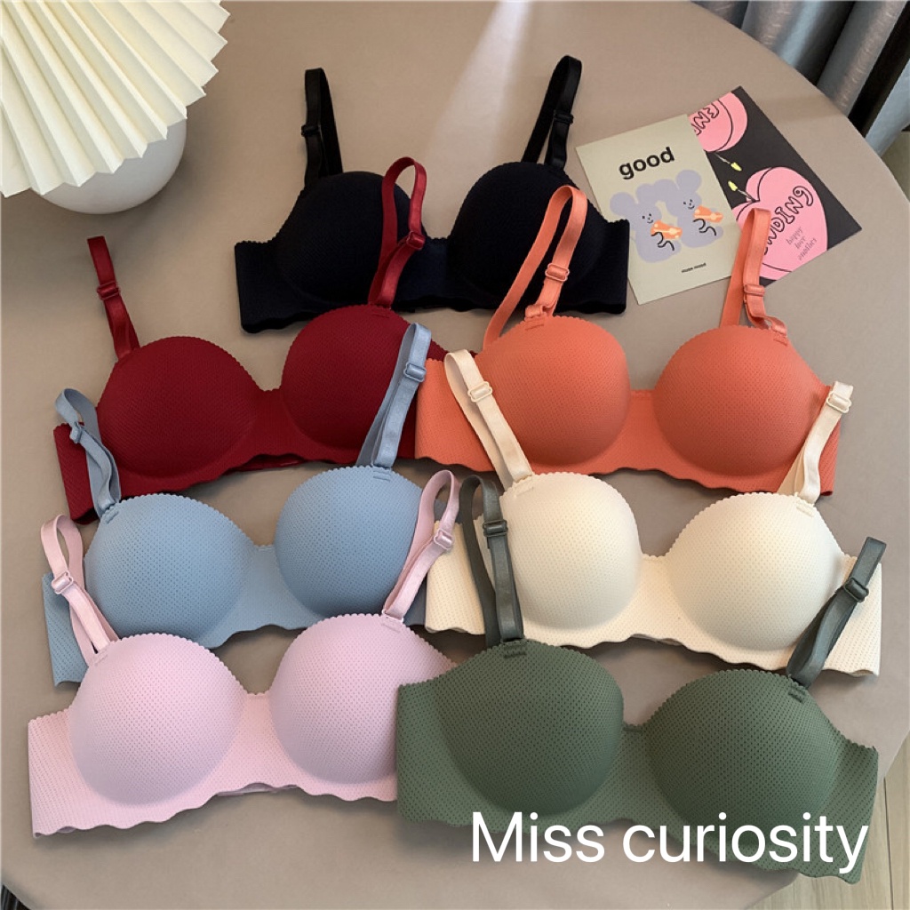 Jual Summer bra push up light and small chest gathered comfort simple ...