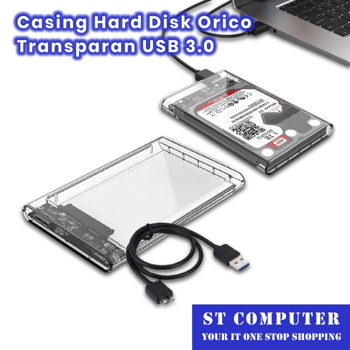 Jual Casing Hard Disk Orico Transparan USB 3.0 | Shopee Indonesia