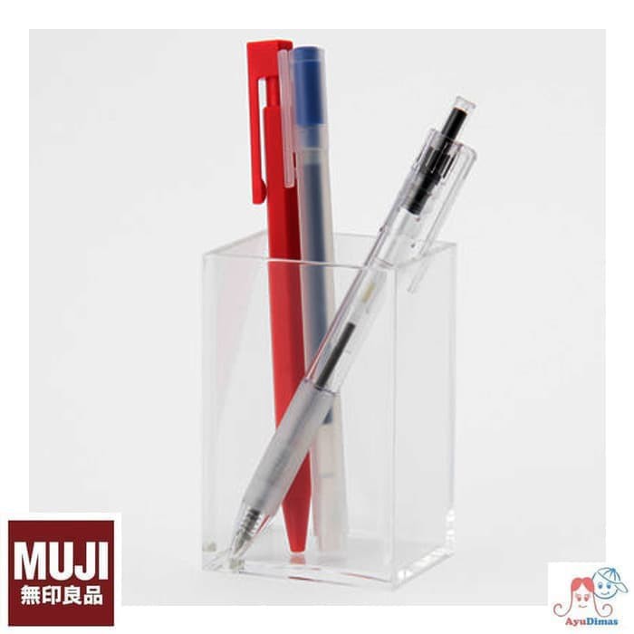 Jual MUJI ACRYLIC PEN STAND - tempat organizer pensil /pen berdiri ...