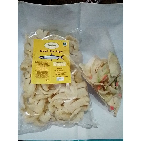 Jual 1 kg denoniq de nona kerupuk krupuk ikan payus MATANG camilan ...